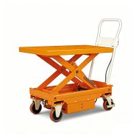 China Automated Hydraulic Table Lift Cart Scissor Mobile Logistics Material Handling for sale
