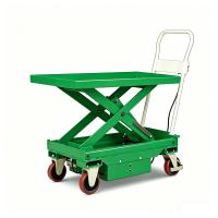 China Automated Hydraulic Table Lift Cart Scissor Mobile Logistics Material Handling for sale
