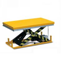 China Tilt Stationary Industrial Hydraulic Lift Table Ergonomic Assembly Line Heavy Duty for sale