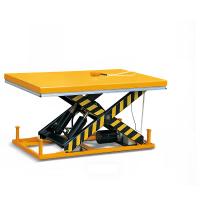 China Tilt Stationary Industrial Hydraulic Lift Table Ergonomic Assembly Line Heavy Duty for sale