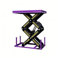 China 5m Electric Hydraulic Industrial Lift Table Double Scissors Vertical Cargo Lift for sale