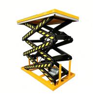 China Triple Quad Double Scissor Lift Workbench Stationary Electric Table ODM for sale