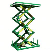 China Triple Quad Double Scissor Lift Workbench Stationary Electric Table ODM for sale