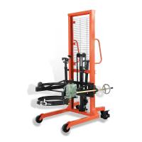 China Custom Manual Hydraulic Drum Lifter Rotator Lifter For 55 Gallon Steel Barrel for sale