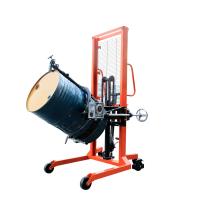 China Custom Manual Hydraulic Drum Lifter Rotator Lifter For 55 Gallon Steel Barrel for sale