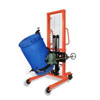 China Custom Manual Hydraulic Drum Lifter Rotator Lifter For 55 Gallon Steel Barrel for sale