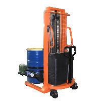 China 2.5m Semi Electric Manual Hydraulic Drum Lifter Rotator Stacker OEM for sale