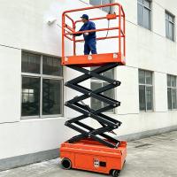 China Outdoor Mini All Electric Single Man Scissor Lift Self Propelled Aerial Work Platform for sale