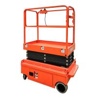 China Outdoor Mini All Electric Single Man Scissor Lift Self Propelled Aerial Work Platform for sale