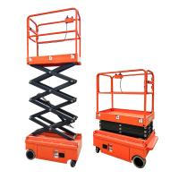 China Outdoor Mini All Electric Single Man Scissor Lift Self Propelled Aerial Work Platform for sale