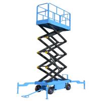 China Mobile Scissor Lift with Folding Legs Two Ton Heavy Capacity Structural Installation Platform for sale