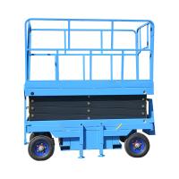 China Mobile Scissor Lift with Folding Legs Two Ton Heavy Capacity Structural Installation Platform for sale