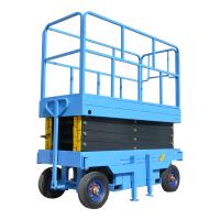 China Mobile Scissor Lift with Folding Legs Two Ton Heavy Capacity Structural Installation Platform for sale