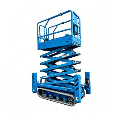 China Electric Powered Tracked Scissor Lift All Terrain Crawler Aerial Work Platform for sale