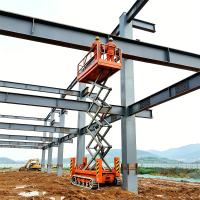 China Electric Powered Tracked Scissor Lift All Terrain Crawler Aerial Work Platform for sale