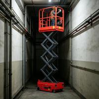 China Ultra Compact Self Propelled Scissor Lift Semiconductor Cleanroom Aerial Platform for sale