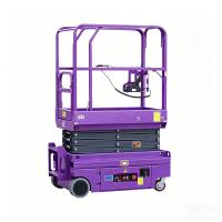 China Ultra Compact Scissors Lift Platform Self Propelled 50 Foot 240kg Weatherproof for sale