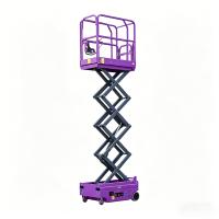 China Ultra Compact Scissors Lift Platform Self Propelled 50 Foot 240kg Weatherproof for sale