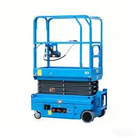 China Ultra Compact Self Propelled Scissor Lift Mass Transit And Airport Terminal Maintenance Hub for sale