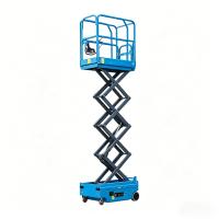 China Ultra Compact Self Propelled Scissor Lift Mass Transit And Airport Terminal Maintenance Hub for sale