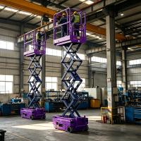 China Ultra Compact Self Propelled Scissor Lift Mass Transit And Airport Terminal Maintenance Hub for sale