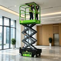 China Mobile Scissor Lift Industrial Plant Maintenance Aerial Work Platform for sale