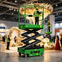 China Mobile Scissor Lift Industrial Plant Maintenance Aerial Work Platform for sale