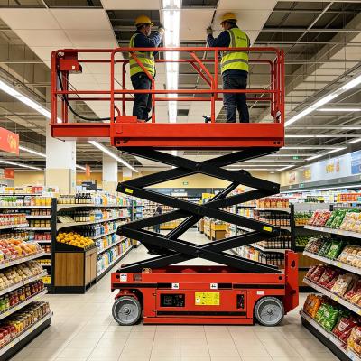 China Full Electric Scissor Lift Deep Freeze Cold Chain And Refrigerated Warehouse Transit Vehicle for sale