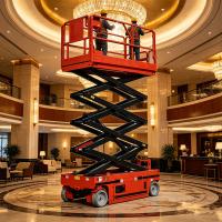 China Full Electric Scissor Lift Deep Freeze Cold Chain And Refrigerated Warehouse Transit Vehicle for sale