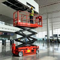 China Full Electric Scissor Lift Spacecraft Assembly And Aerospace Manufacturing Hub for sale