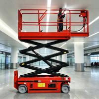 China Full Electric Scissor Lift Spacecraft Assembly And Aerospace Manufacturing Hub for sale