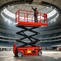 China Full Electric Scissor Lift Spacecraft Assembly And Aerospace Manufacturing Hub for sale