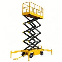 China Mobile Scissor Lift with Folding Legs Aerospace Hangar And Aircraft Maintenance Platform for sale