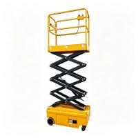 China 12m Mini All Electric Scissor Lift Platform For Automotive Showroom OEM for sale