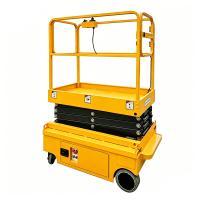 China 12m Mini All Electric Scissor Lift Platform For Automotive Showroom OEM for sale