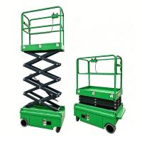 China Construction Mini Personnel 19ft Electric Scissor Lift High Reach Movable for sale