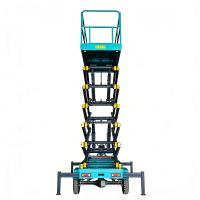 China Commercial Compact Scissor Lift Equipment Vehicle Mounted Tricycle 500KG for sale