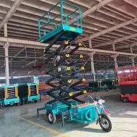 China Hydraulic Warehouse Scissors Lift Platform 500kg For Material Handling for sale