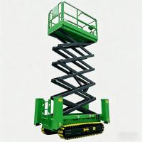 China Industrial 32 Ft Scissors Lift Platform Heavy Duty Customized For Engineering Projects for sale