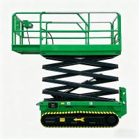 China Industrial 32 Ft Scissors Lift Platform Heavy Duty Customized For Engineering Projects for sale