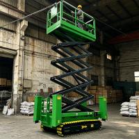 China CE Certified Track Scissor Lift Championship Golf Course And Heritage Estate Platform for sale