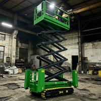 China CE Certified Track Scissor Lift Championship Golf Course And Heritage Estate Platform for sale
