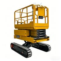 China Outdoor Horizontal 26 Foot Scissor Lift Heavy Duty Towable Equipment for sale