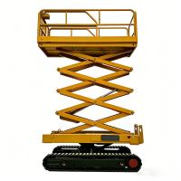 China Outdoor Horizontal 26 Foot Scissor Lift Heavy Duty Towable Equipment for sale
