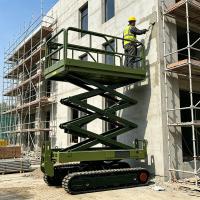China Double Stage Balanced Tracked Scissor Lift Border Fortification And Tactical Hillside Defense Hub for sale