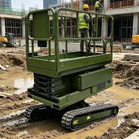 China Double Stage Balanced Tracked Scissor Lift Border Fortification And Tactical Hillside Defense Hub for sale