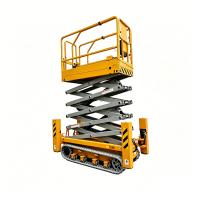 China 40 Ft Tracked Construction Scissor Lift Arid Climate Engineering Vehicle OSHA Certificated for sale