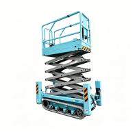 China Electric Powered Tracked Scissor Lift Platform 8m For Archeological Restoration for sale