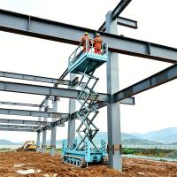 China Electric Powered Tracked Scissor Lift Platform 8m For Archeological Restoration for sale