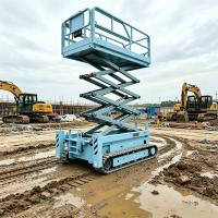 China Electric Powered Tracked Scissor Lift Platform 8m For Archeological Restoration for sale